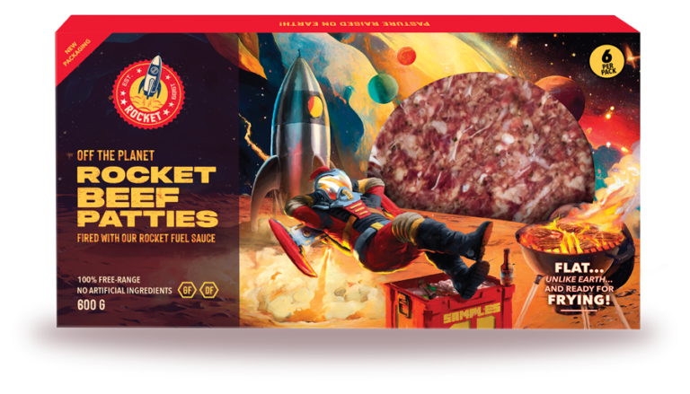 Rocket Beef Patties - Rocket